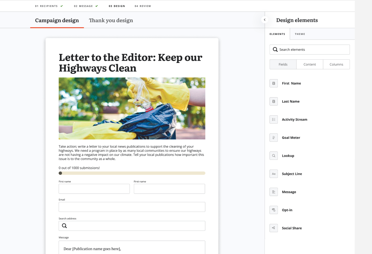 Creating your Letter to Editor Campaign